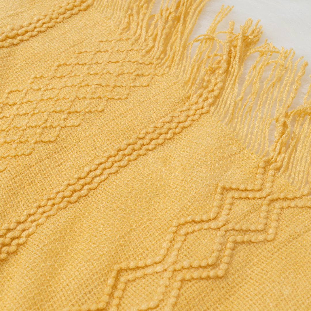 Entwining Fringe Throw | BATTILO HOME