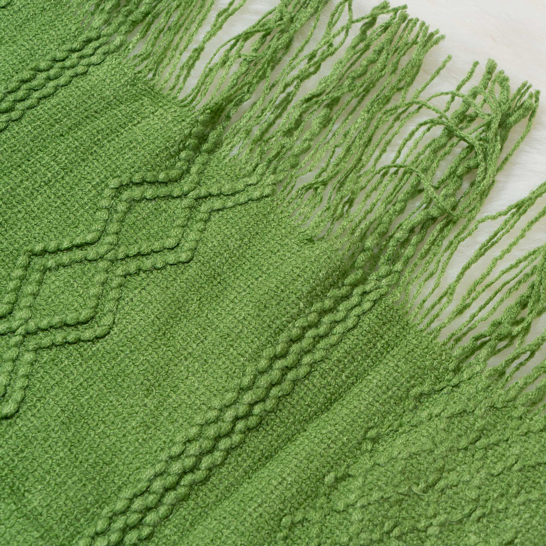 Entwining Fringe Throw | BATTILO HOME
